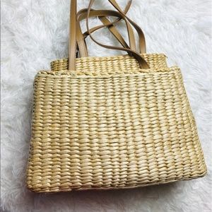 Cappelli Straworld | Bags | Cappelli Straworld Mommy Me Twin Tote Purse ...